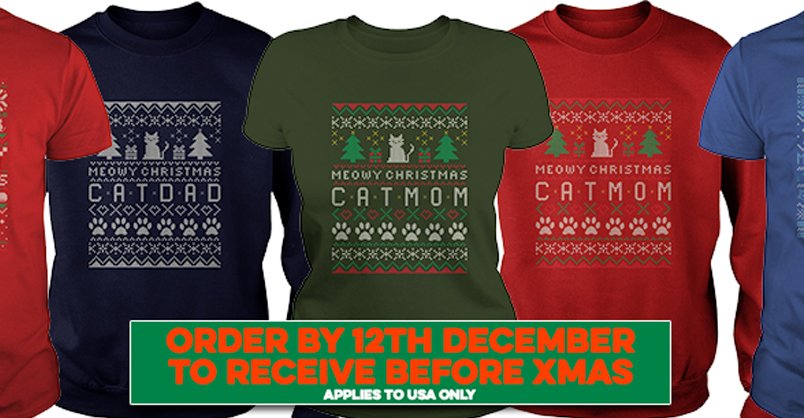 Ugly Christmas Sweaters? I Don't Think So! - We Love Cats and Kittens